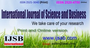 IJSB-International Journal of Science and Business